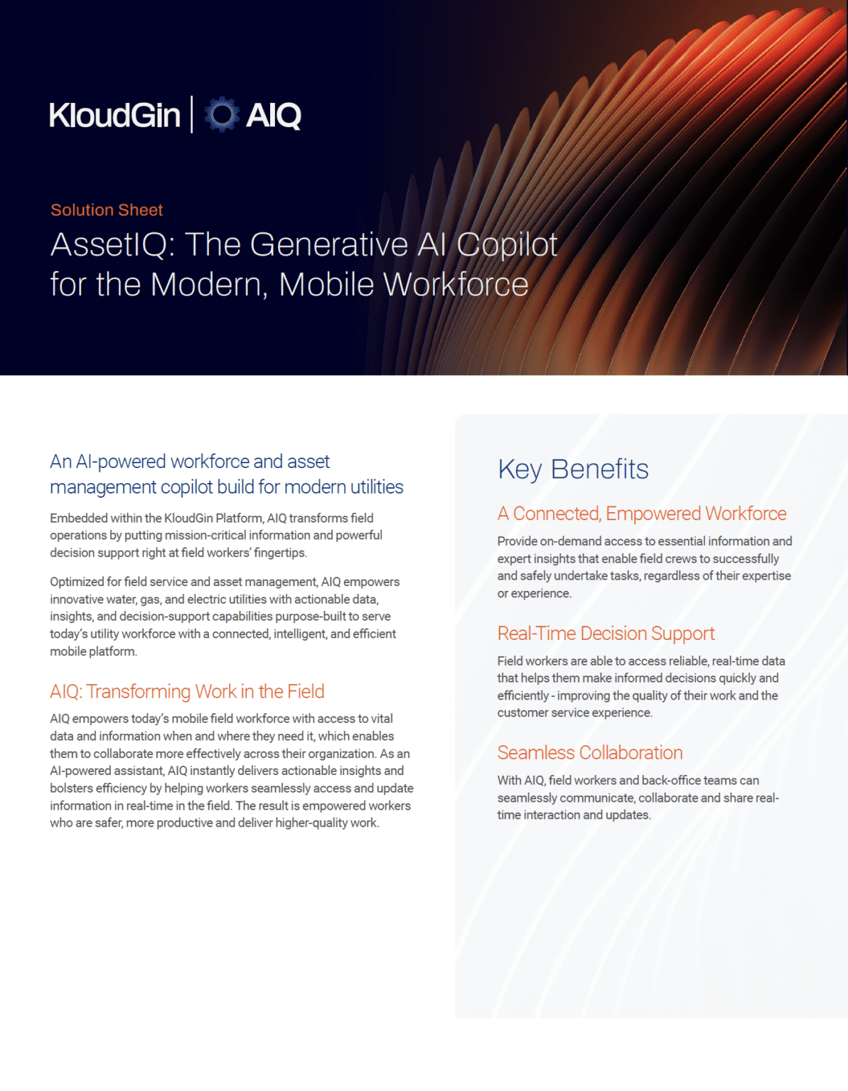 Solution Sheets – KloudGin